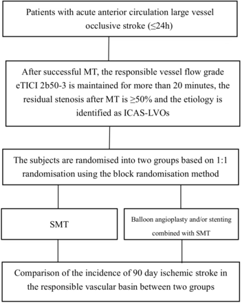 Angioplasty and/or stenting following successful mechanical ...