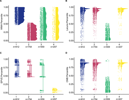 Heterogeneity of cerebral small vessel disease based on imaging markers ...
